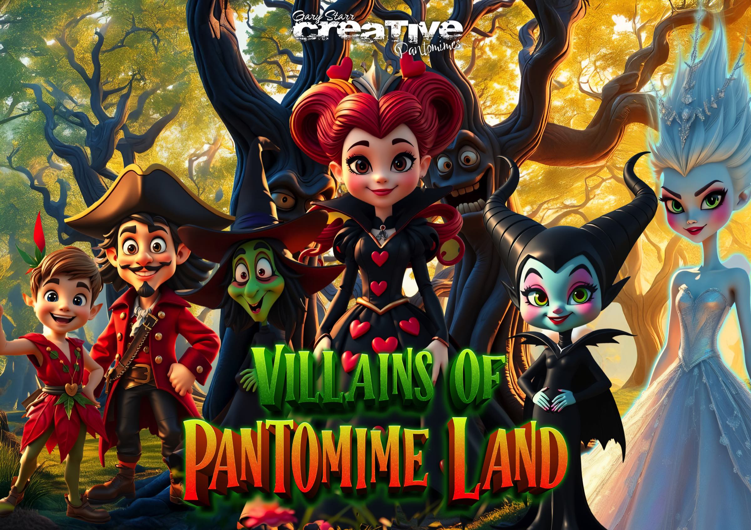 Gary Starr Pantomimes | Villains of Pantomime Land